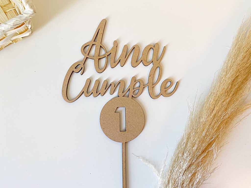 Topper cumple personalizado - Mil Estrellas Kids